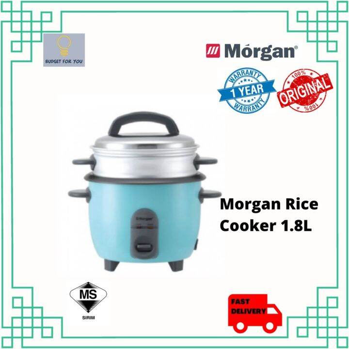 [1 YEAR WARRANTY] Morgan Rice Cooker MRC-TD618NS | Lazada