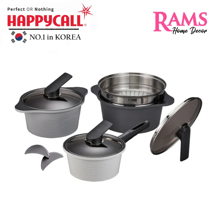 Happycall 4 Pcs High Pure Ceramic Non Stick Die Cast Arbor Mono Series ...