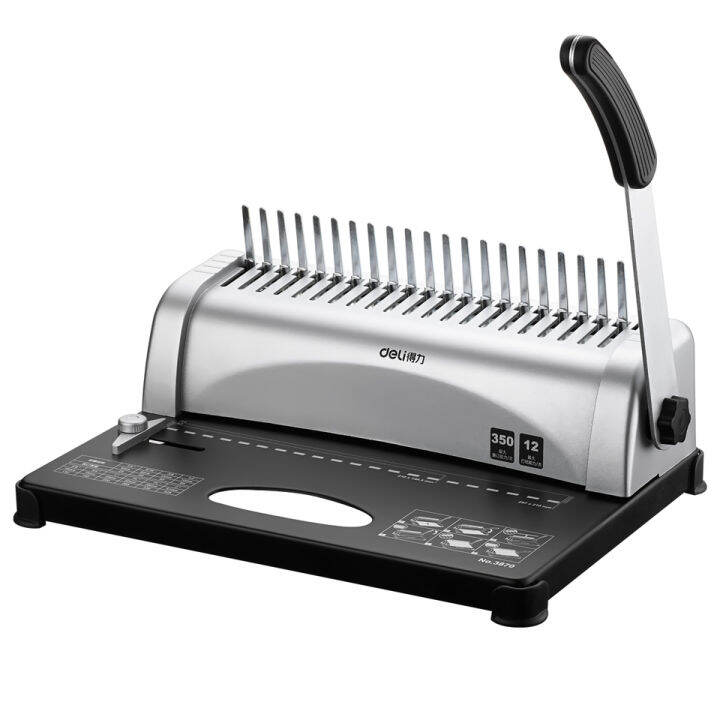 Delight Binding Machine Manual Comb-type financial binding machine ...