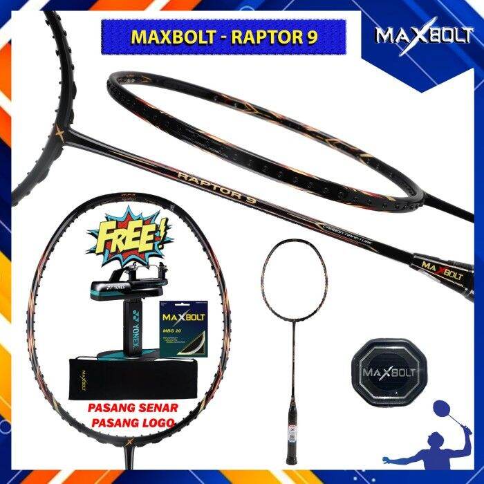 Raket Badminton Original Maxbolt Raptor 9 | Lazada Indonesia