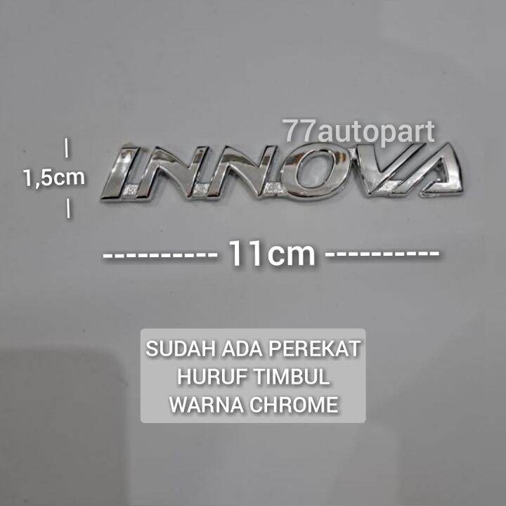 emblem logo mobil innova tulisan innova tahun 2004 sampai 2011 | Lazada ...