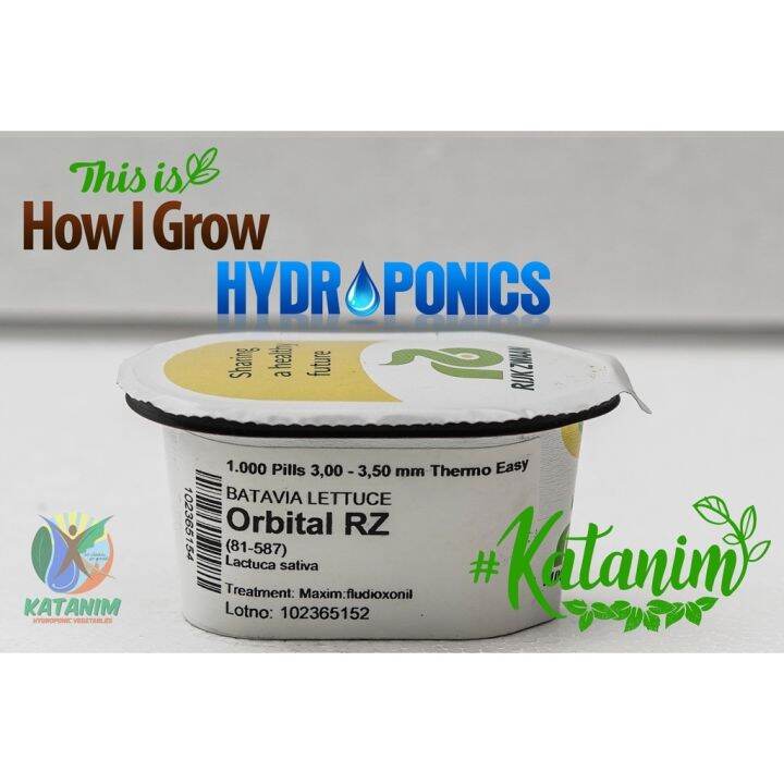 Katanim Store | Orbital RZ Lettuce by Rijk Zwaan 1 Tub/1000 seeds ...