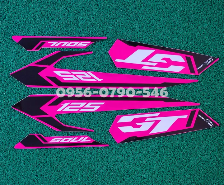 YAMAHA MIO SOUL i 125 15 MAGENTA Decal/sticker | Lazada PH