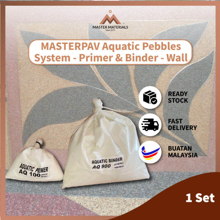 MASTERPAV Aquatic Pebbles system Primer AQ100 and Binder AQ900 Part A ...