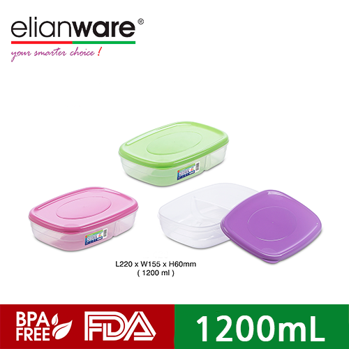 Elianware Food Keeper Kotak Makan Serbaguna 1.2Ltr | Lazada Indonesia