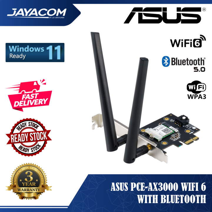 Asus PCE-AX3000 Wi-Fi 6 With Bluetooth | Lazada