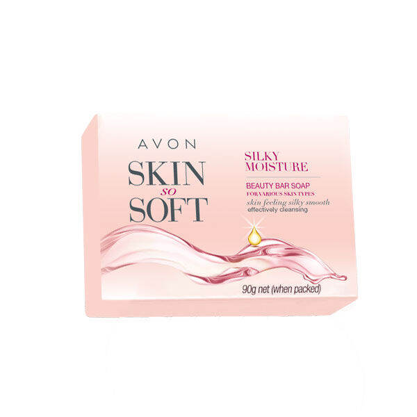 AVON SKIN SO SOFT Silky and Moisture Face and Beauty Bar Soap ( 90g ...