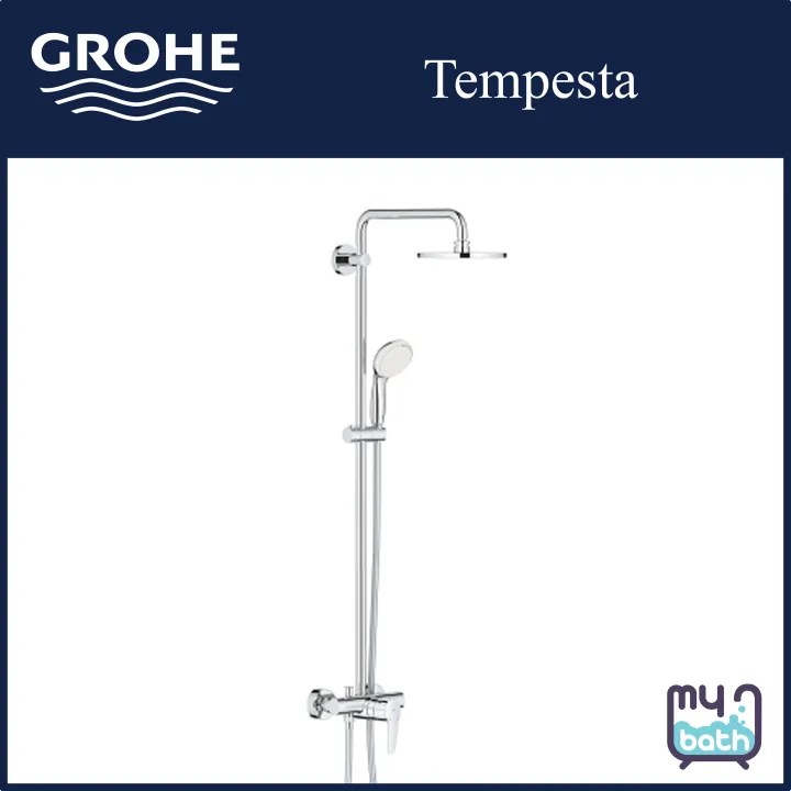 Grohe 26244001 Tempesta Cosmopolitan 2-Way Exposed Shower Column with ...