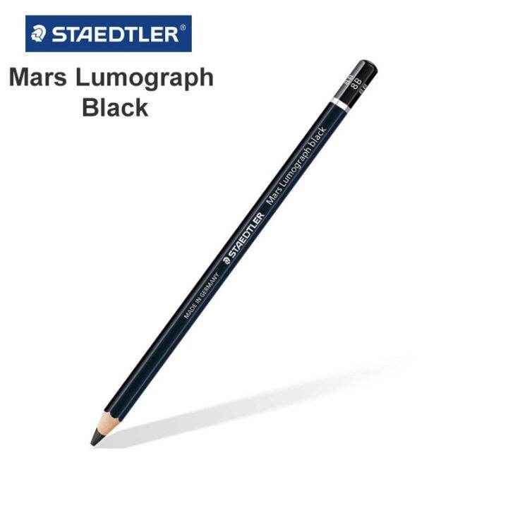 Staedtler Mars Lumograph Black Pencil - 2B/ 4B/ 6B/ 8B / Pensil Staedtler 2B/ 4B/ 6B/ 8B ...