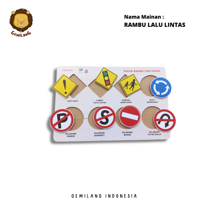 PUZZLE RAMBU LALIN | Lazada Indonesia