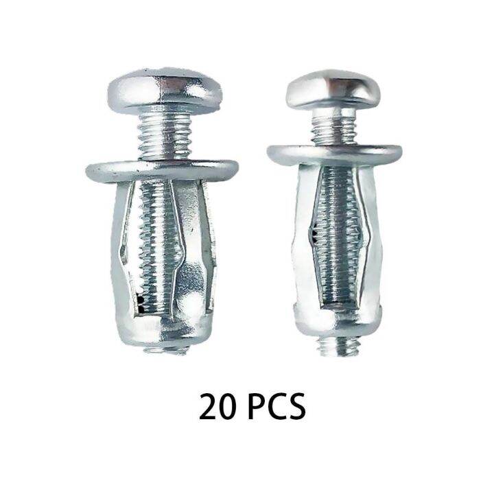 20x Nuts for Metal Rivet Nut Tool Dowels Hollow Fixings Drywall Car M5 ...
