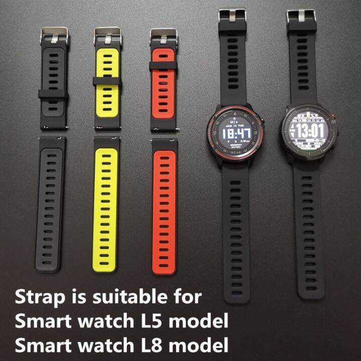 Oryginalny pasek silikonowy do smartwatcha L5 smartwatch L8 można ...