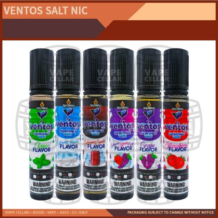 Ventos Salt Nic 30ML 【TVC GOOD DEALS】 【DND】 [UNHR0404] | Lazada PH
