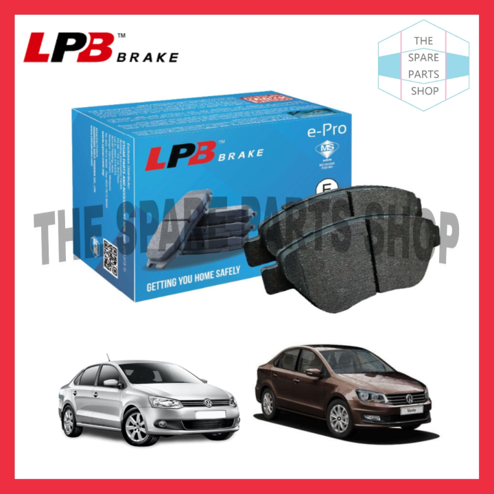VOLKSWAGEN POLO SEDAN VENTO FRONT LPB DISC BRAKE PAD (A19650) | Lazada