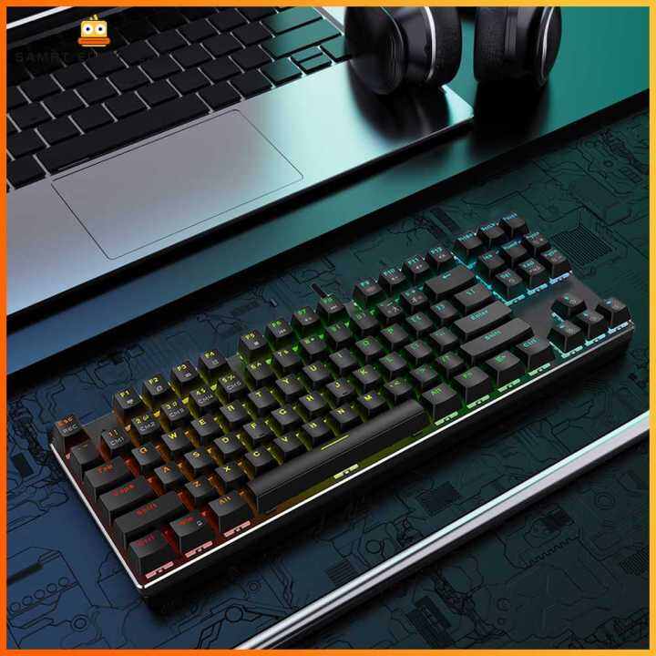 Mechanical Keyboard Double Layer Tripod USB Charging Keyboard Ergonomic ...