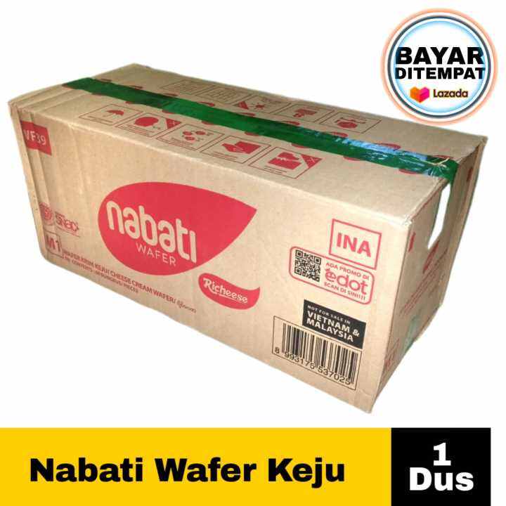 Nabati Wafer Rasa Keju Satu Karton Isi 60 Pcs | Lazada Indonesia