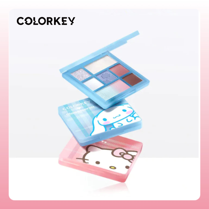 Colorkey X Cinnamoroll / Hello Kitty Multifunctional Eyeshadow & Cheek ...