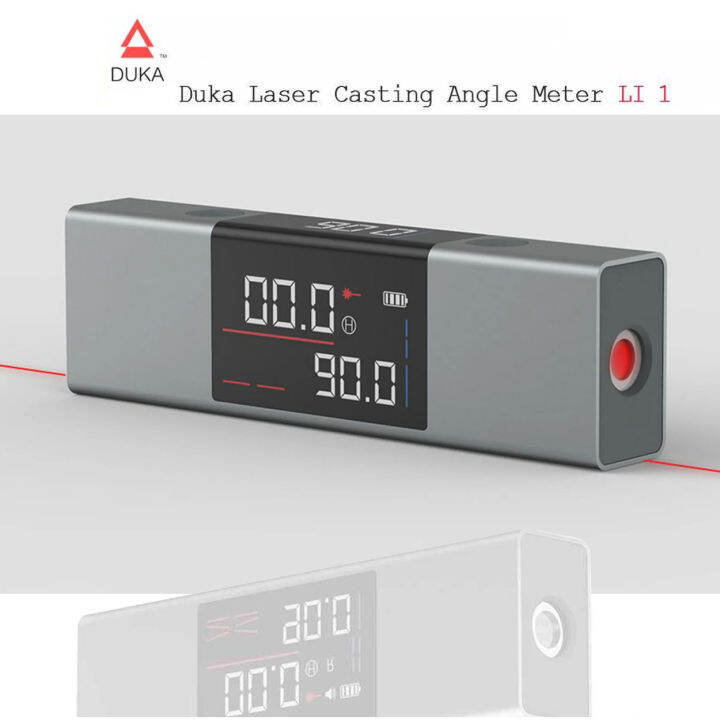 AtuMan DUKA LI1 Digital Angle Finder Protractor Rechargeable Level and ...