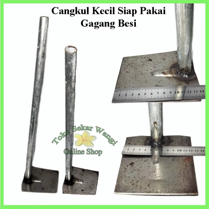 PACUL CANGKUL SIAP PAKAI / Cangkul Kecil Gagang Besi / Wangkil Full ...