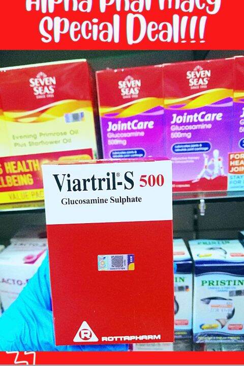 viartril s capsule 90capsule 500mg (glucosamine sulphate) | Lazada