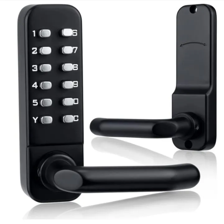 Long Handle Keyless Mechanical Digital Door Lock Password Keypad Home ...