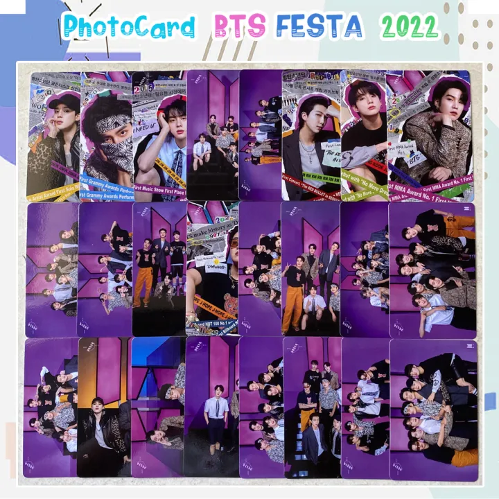 Photocard BTS FESTA 2022 Isi 25 pcs Unofficial Fans Made | Lazada Indonesia