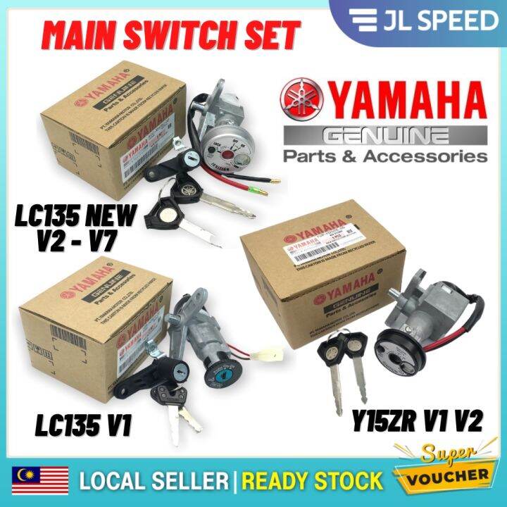 YAMAHA LC135 135LC V1 LC135-NEW LC135 V2 V3 V4 V5 V6 V7 Y15 Y15ZR V1 V2 MAIN SWITCH SET KUNCI ...