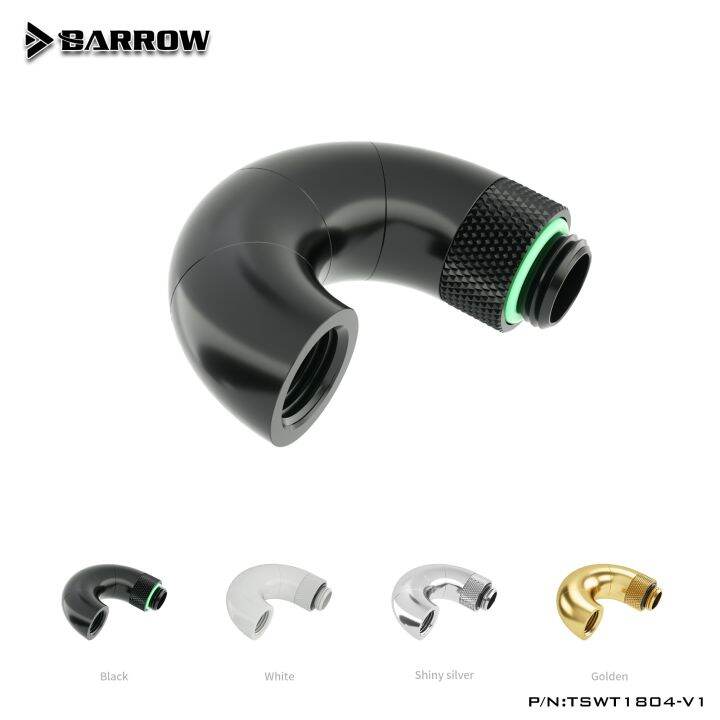 Barrow TSWT1804-V1 G1/4 Water Cooling 180 Degree Fitting Systemm ...