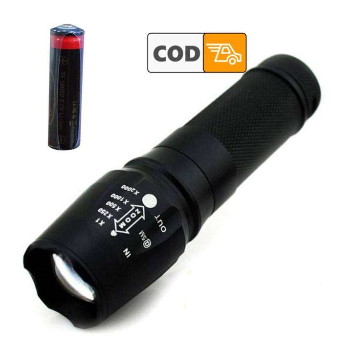 Senter LED Unik Super Terang 5000 Lumens - Bisa Zoom Cahaya | Lazada ...