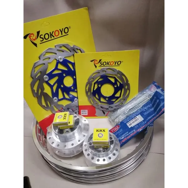 HAA- Rim set (Raider 150/Raider 150 fi)rim/hub/rayos/disc/bearing ...