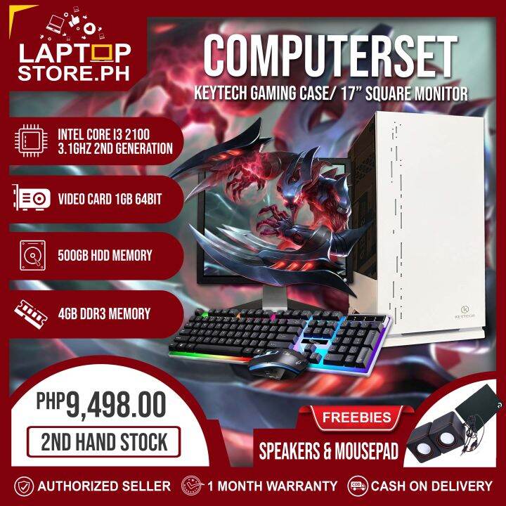 Computer Set Keytech Gaming Case Core i3 2100 3.1ghz - 4gb 500gb HDD ...