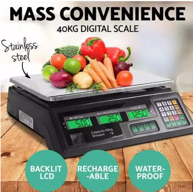 40KG PRICE COMPUTING DIGITAL WEIGHT ELECTRONIC SCALE | Lazada PH