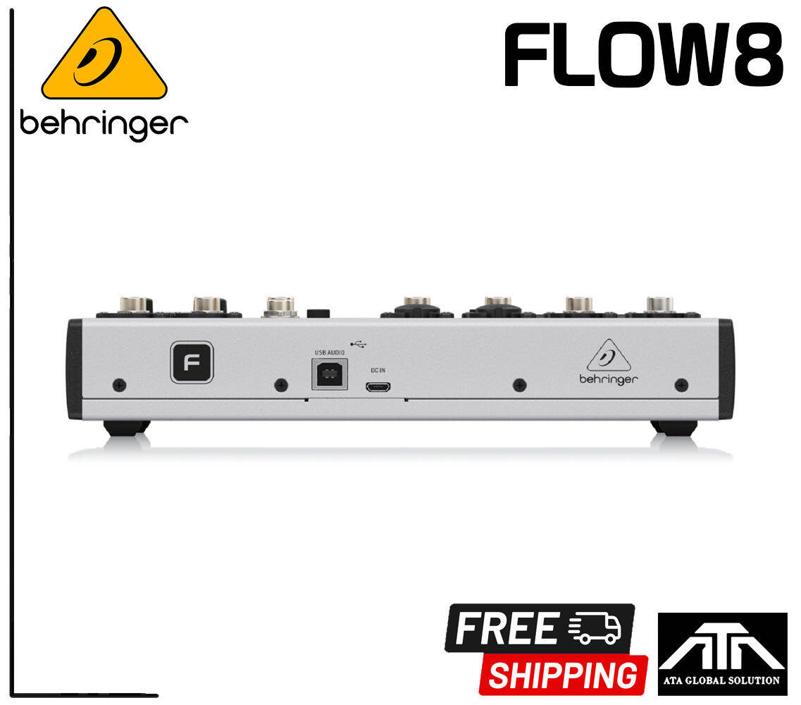 Behringer FLOW 8 ดิจิตอลมิกเซอร์ 8 แชนแนล สามารถควบคุมผ่าน Bluetooth ...