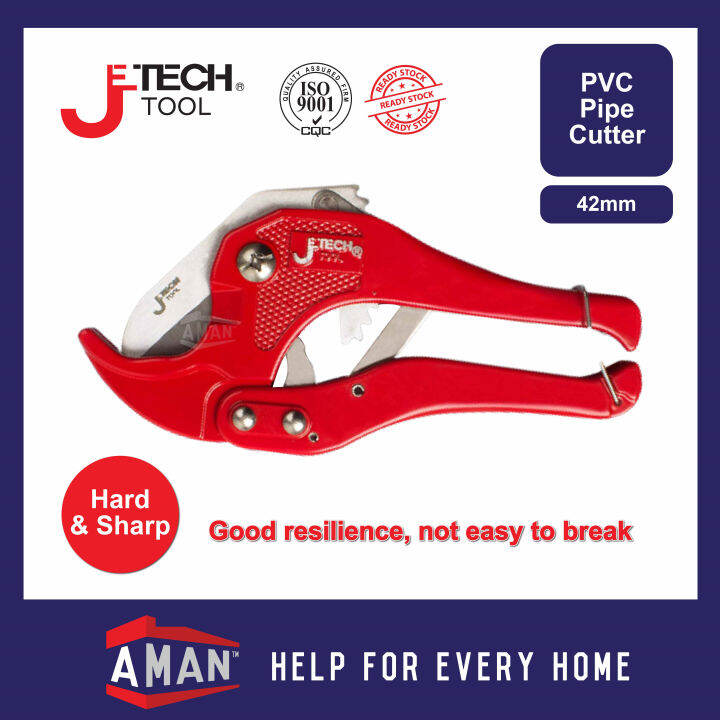 JETECH PVC Pipe Cutter 42mm Round Aluminium Plumbing Tool Aircond Tool ...