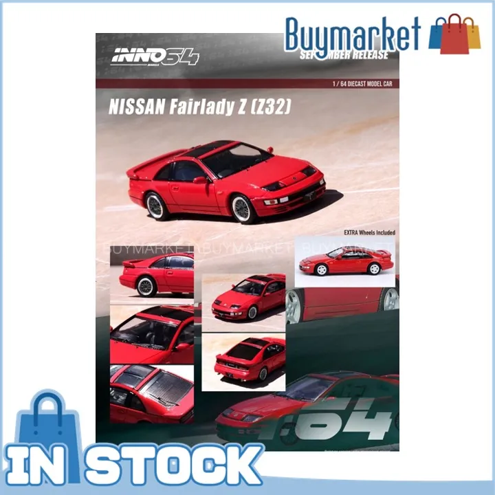 [ของแท้] INNO64 1/64 Die-Cast Car - Nissan Fairlady Z (Z32) Aztec Red ...