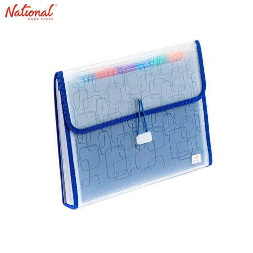 Seagull Expanding File A4 12Pockets Garter Lock With Tab Transparent ...