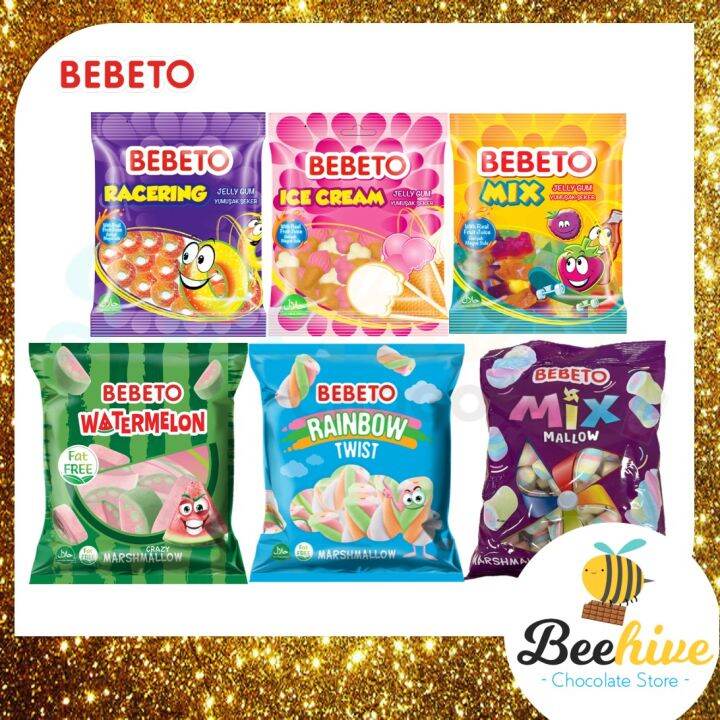 Bebeto Gummy Jelly Marshmallow 120g - 275g | Lazada