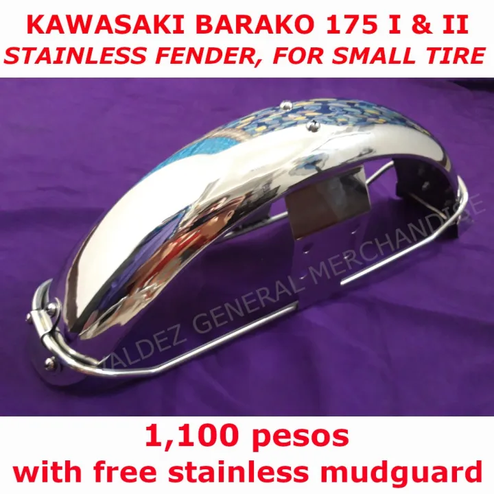 Barako 175 Front Fender, Tapalodo Stainless Barako I & II , For Small ...