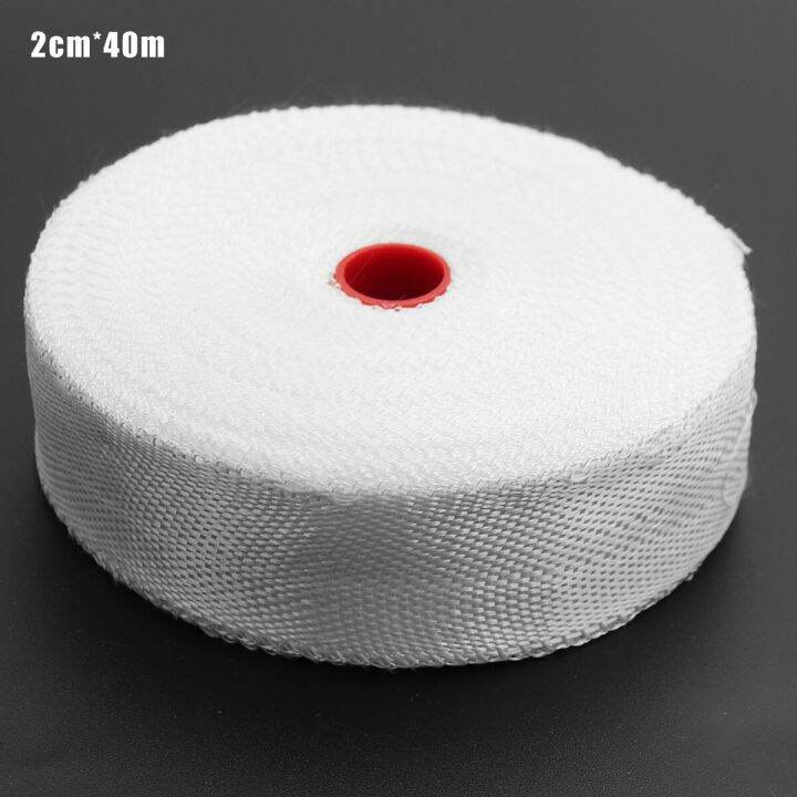 1 Roll White Fiberglass Cloth Tape High-strength Glass Fiber Fibrous ...