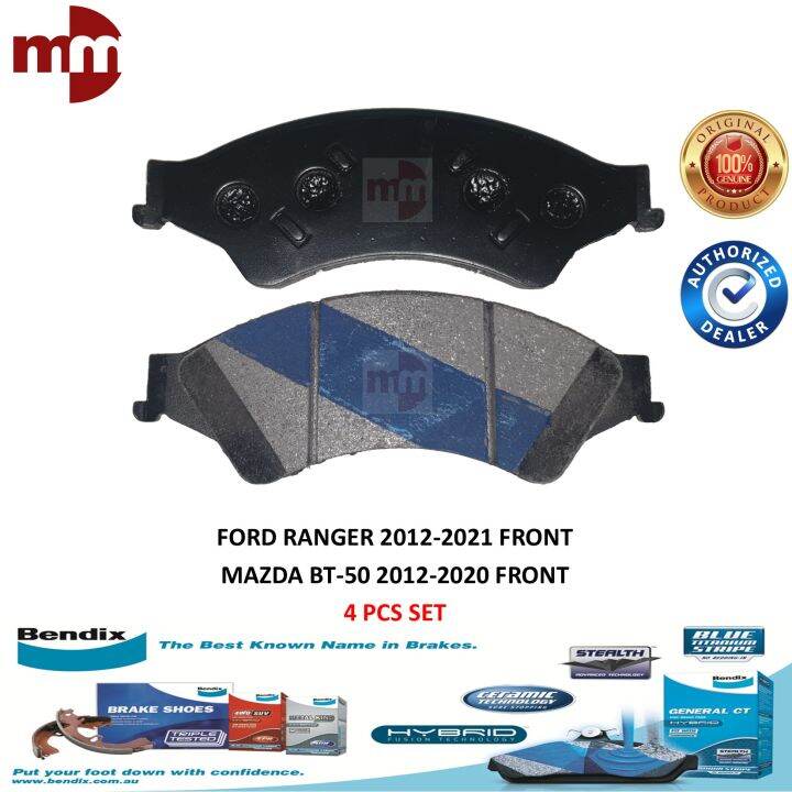 BENDIX GCT Brake Pads for FORD RANGER 2012-2021 (NOT RAPTOR)/ MAZDA BT ...