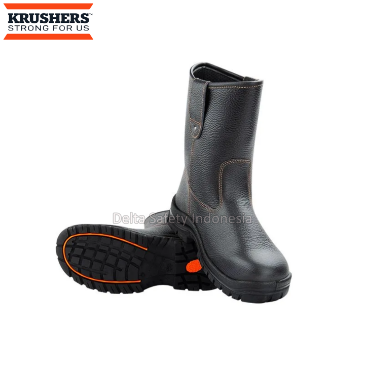 Sepatu Safety Shoes Krushers Texas Black Brown Original Safety Shoes ...