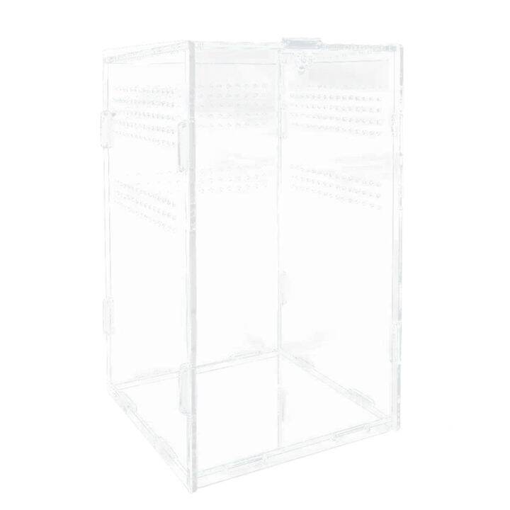 Reptile Terrarium Box Reptile Food Box Transparent Insect Food Box Fit ...