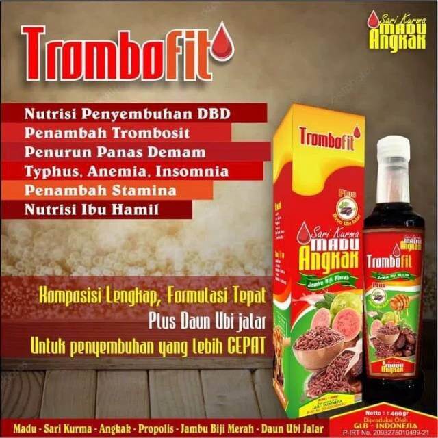 Sari Kurma Madu Angkak Trombofit 460gr plus Lumbricus - Cacing (Tipes ...