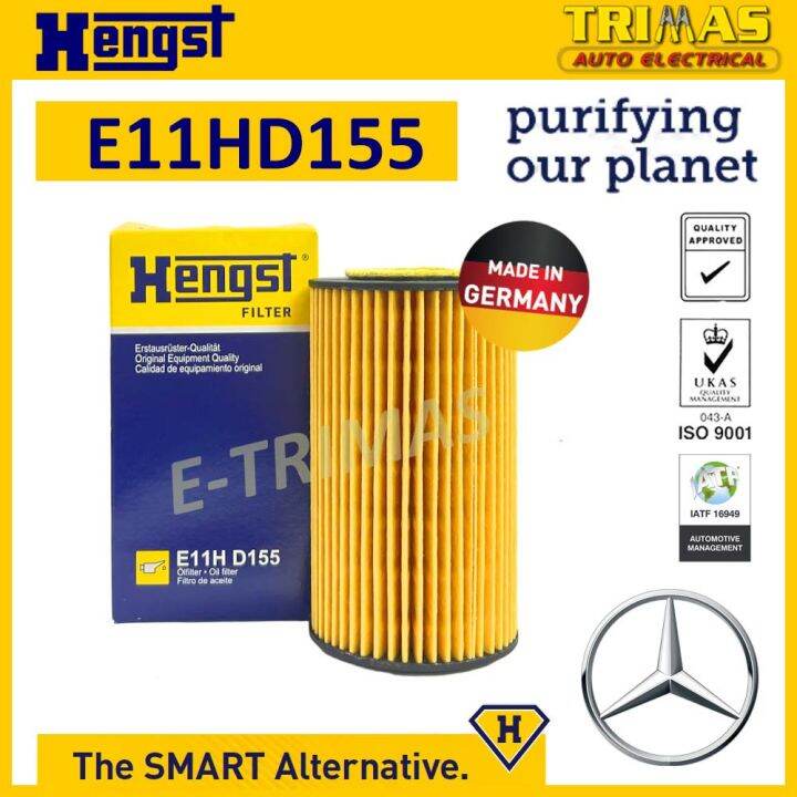 HENGST Oil Filter Mercedes-Benz S-Class Coupe C216 Engine M273 Penapis ...