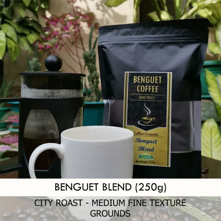 BENGUET BLEND | Benguet Coffee Ground | Benguet City Roast Coffee (250 ...