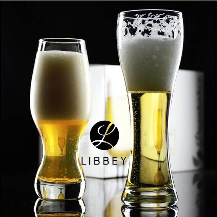 LIBBEY Libby glass craft beer mug waist large German Pearson wheat cup can print LOGO glass ...