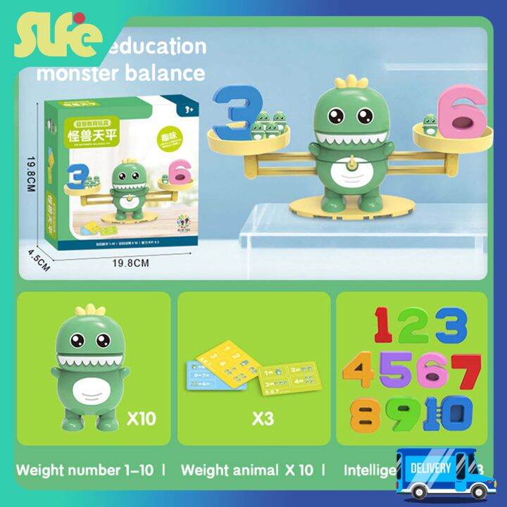 Balance Math Game Counting Toy Balance Counting Toys STEM Toy Monkey ...