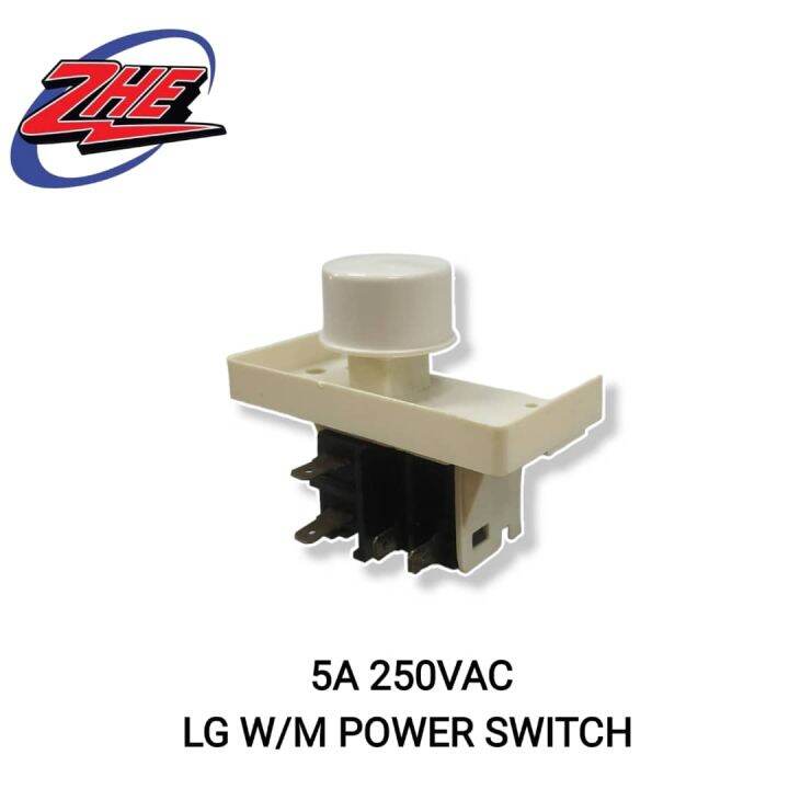 LG FULLY AUTOMATIC WASHING MACHINE POWER SWITCHS 5A 250VAC 4 PIN / SUIS ...