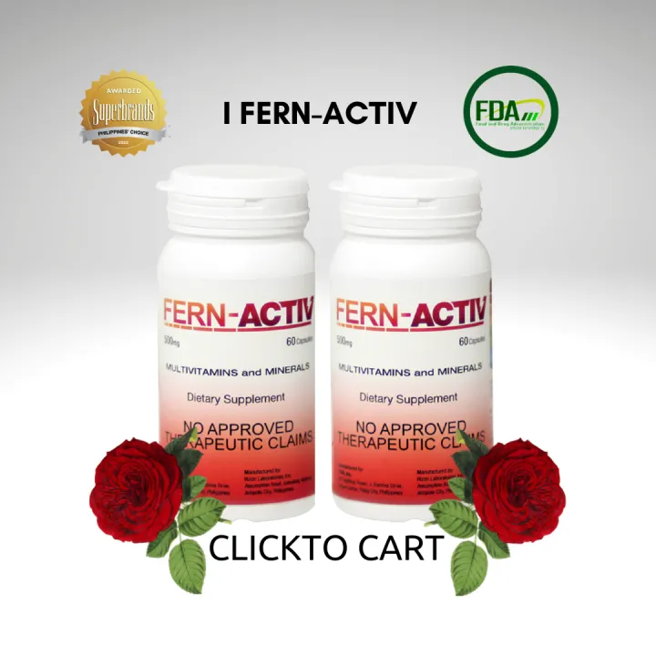 original IFERN FERN ACTIV 60 Capsules 2 Bottles | Lazada PH