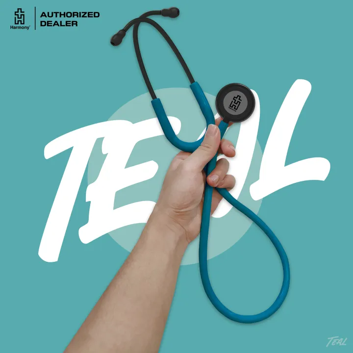 Harmony Stethoscope Teal Matte Black | Lazada PH